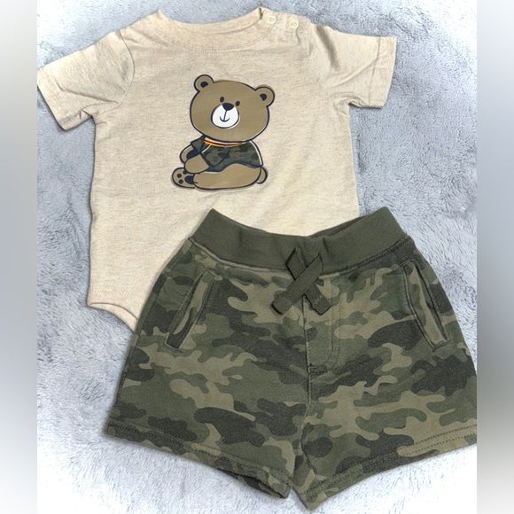 Matching Sets | 2 Pieces Teddy Bear Camo Set | Poshmark